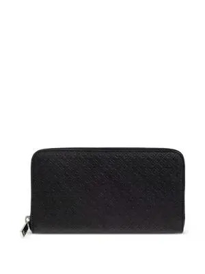 FERRAGAMO Logo-embossed Leather Wallet - Black