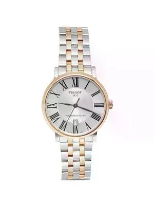 TISSOT Carson Automatic Two-tone Bracelet Watch - Silver