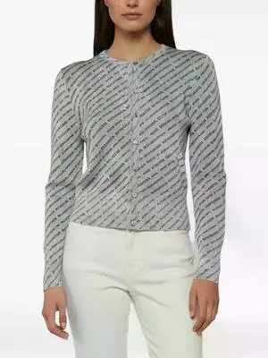 Balenciaga Ribbed Cardigans For Women