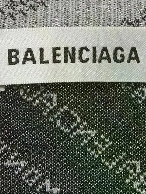 Balenciaga Logo-print Button-up Cardigan
