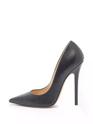 JIMMY CHOO Lizard-embossed Leather Stiletto Pumps
