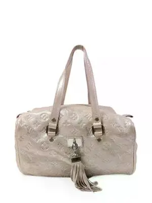 LOUIS VUITTON 2008 Monogram Shimmer Calfskin Tote Bag - Silver