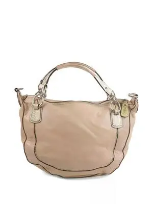 COACH VINTAGE Embossed Leather Shoulder Bag