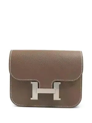 Hermès Slim Constance Wallet - Brown