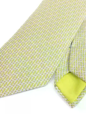 Hermès Silk Neck Tie - Grey