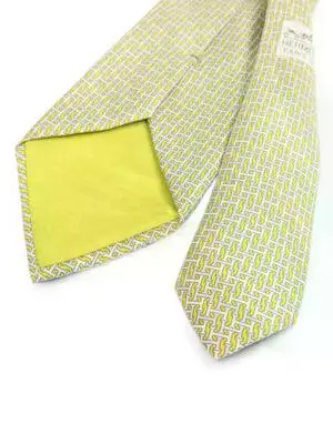 Hermès Silk Neck Tie - Grey