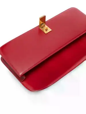 Khaite Blake Leather Clutch Bag - Red