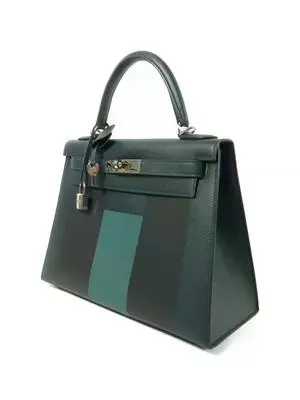 Hermès Leather Tote Bag - Green