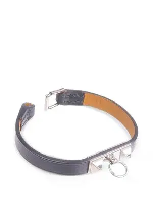 Hermès Rivale Leather Bracelet