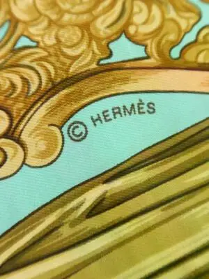 Hermès Etriers Scarf - Blue