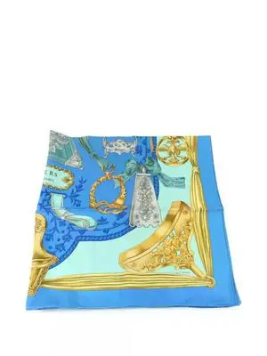 Hermès Etriers Scarf - Blue
