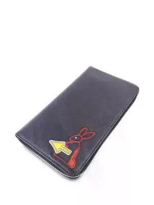 Prada Saffiano Rabbit Zip-around Wallet