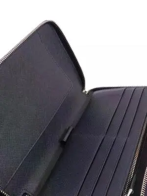 Prada Saffiano Rabbit Zip-around Wallet