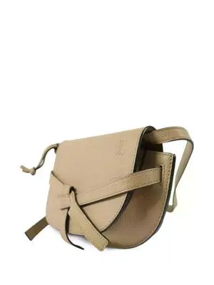 Loewe Mini Gate Shoulder Bag - Neutrals