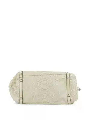 COACH VINTAGE Snake-effect Turn-lock Shoulder Bag