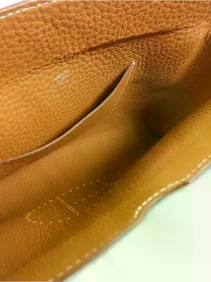 Hermès Videpoches Togo Messenger Bag - Neutrals