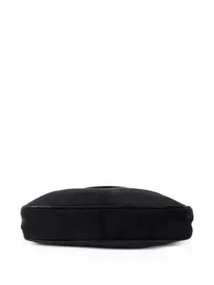 Prada Logo Plaque Shoulder Bag