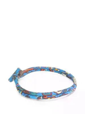 Hermès Petit H Printed Silk Necklace