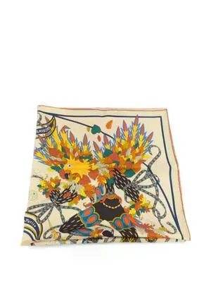 Hermès Le Sacre Des Saisons Scarf - Neutrals