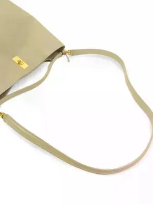 Celine 16 Bucket Leather Bag - Green