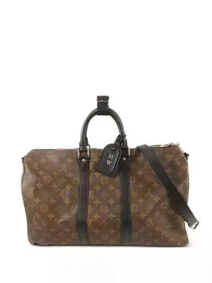 LOUIS VUITTON Monogram Keepall 45 Bandouliere - Brown