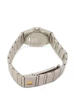 Omega Constellation Stainless Steel Quartz Watch With Roman Numeral Bezel