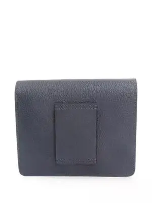Hermès Slim Roulis Wallet - Blue