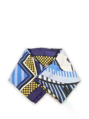 Hermès Square-shape Scarf - Blue