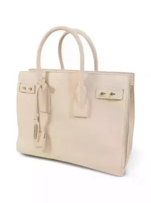 Saint Laurent Sac De Jour Souple Tote Bag - Neutrals