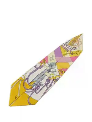 Hermès Cliquetis Scarf - Yellow
