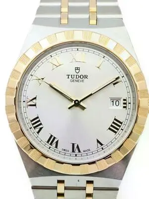 TUDOR Royal Automatic Watch With Stainless Steel And 18k Yellow Gold Case - Neutrals