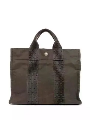 Hermès Herline Canvas Tote Bag - Brown