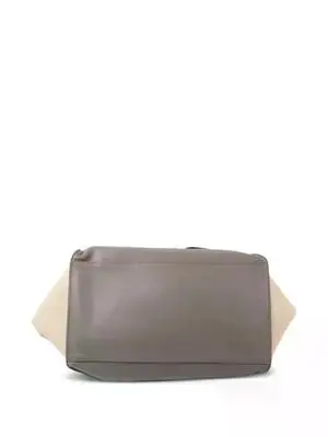 Celine Trapeze Two-way Calfskin Tote Bag - Red