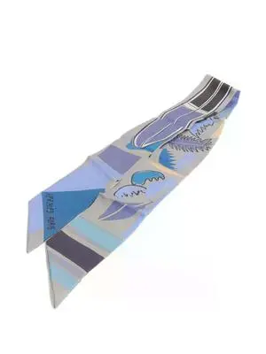 Hermès Silk Scarf - Blue