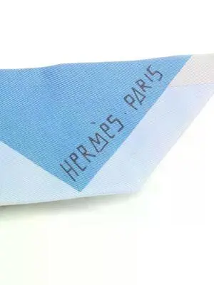 Hermès Silk Scarf - Blue
