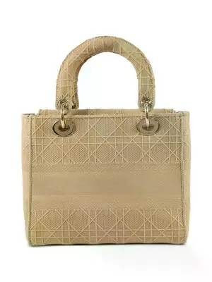 Dior Lady D-lite Tote Bag - Neutrals