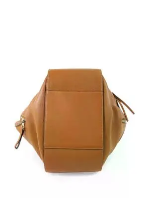 Loewe Hammock Leather Shoulder Bag - Brown