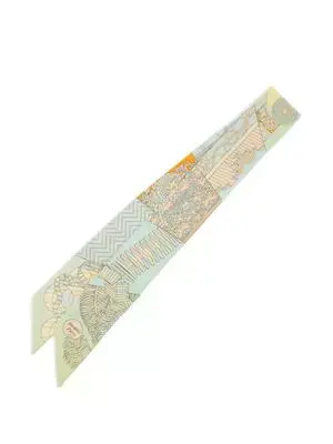 Hermès Silk Scarf - Blue
