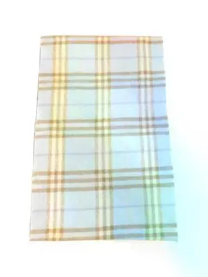 Burberry Check-pattern Fringed Scarf