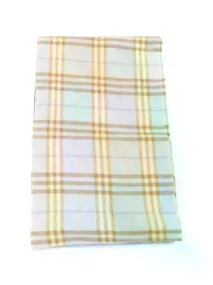 Burberry Check-pattern Fringed Scarf