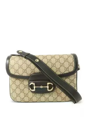 Gucci Gg Horsebit 1955 Shoulder Bag - Neutrals