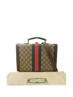 Gucci Medium Savoy Monogram Shoulder Bag