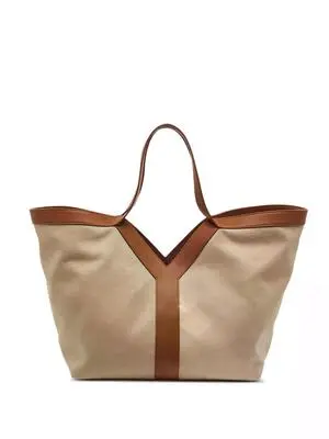 Saint Laurent Y Tote Bag - Neutrals
