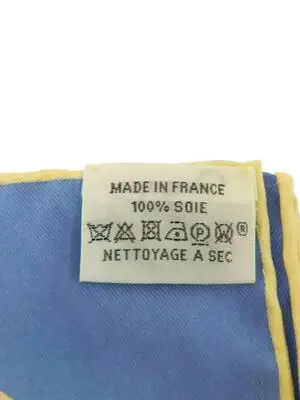 Hermès Print Silk Scarf - Blue