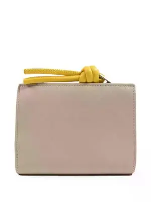 Loewe Bifold Leather Wallet - Neutrals