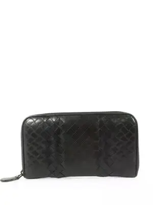 Bottega Veneta Lambskin Wallet - Black
