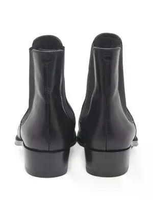 Celine Pointed Toe Chelsea Boots - Black