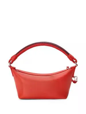 Loewe Mini Cala Braided-handle Leather Tote Bag - Orange