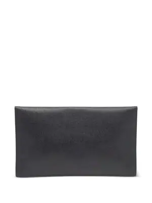 Saint Laurent Uptown Leather Clutch Bag - Black