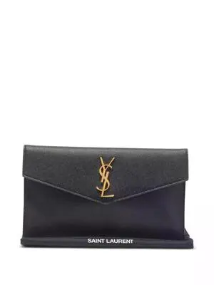 Saint Laurent Uptown Leather Clutch Bag